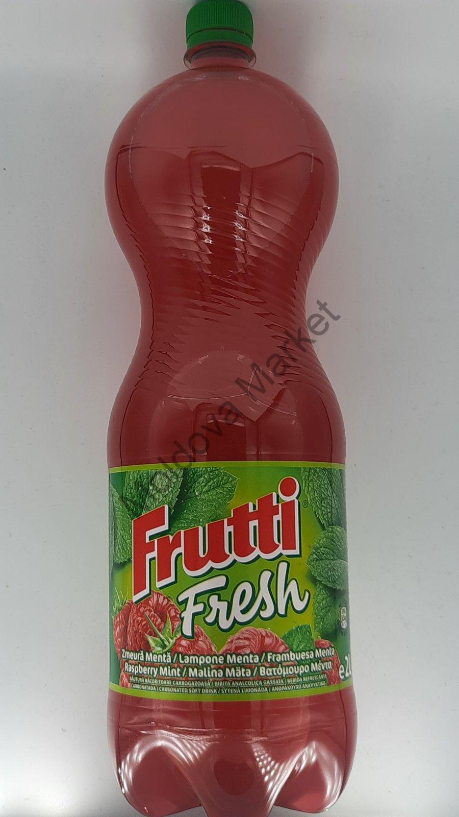 CARBONATED SOFT DRINK RASBERRY-MINT FRUTTI FRESH 2LT – Moldova Market